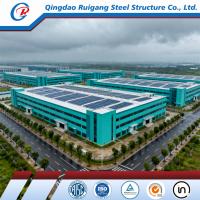 China Prefab Steel Building with 300 km/h Wind Load Hot-dip Galvanization and Clear-Span Design for Industrial Steel Warehouse for sale