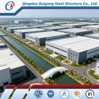 China 300 km/h Wind Load Hot-dip Galvanized Clear-Span Prefabricated Steel Structure Warehouse for Industrial Use for sale