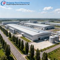China Painted / Galvanised Steel Structure Workshop With Robust Ventilation / Climate Control Systems for sale