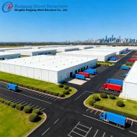 China Customized Steel Construction Workshop , Modern Steel Frame Workshop Building for sale