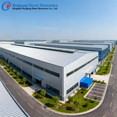 China Energy Efficient Steel Structure Warehouse Systems Pre Engineered Steel Construction for sale