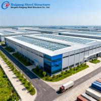 China Custom Light Steel Structure Warehouse , Steel Frame Warehouse Building for sale