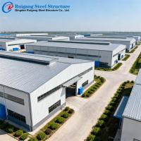 China Prefabricated Steel Structure Building with Q355/Q235B Steel Grade and Hot-dip Galvanization for Wind Load Up to 300 km/h for sale