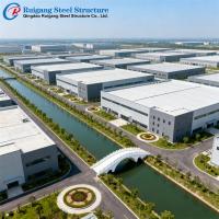 China Prefabricated Steel Structure Building with Q355/Q235B Steel Grade and 300 km/h Wind Resistance for sale