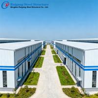 China Prefabricated Steel Structure Building with Q355/Q235B Steel Grade, Hot-Dip Galvanization, and 300 km/h Wind Load Resistance for sale