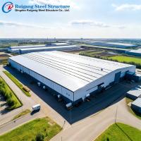 China Durable Prefabricated Steel Building with Hot-dip Galvanization and Q355/Q235B Steel Grade for Wind Load Up to 300 km/h for sale