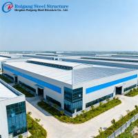 China Prefabricated Steel Structure Building with Q355/Q235B Steel Grade and Hot-dip Galvanization for 300 km/h Wind Load Resistance for sale
