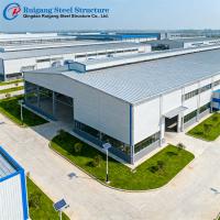China Prefabricated Steel Structure Building with Q355/Q235B Steel Grade and 300 km/h Wind Load Resistance for sale