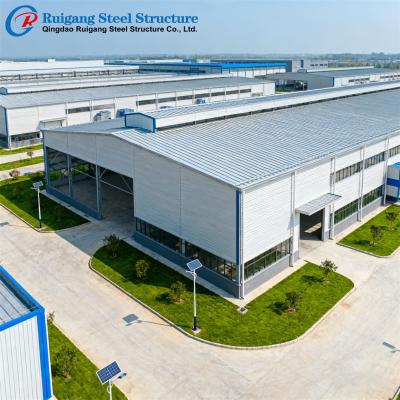 China Prefabricated Steel Structure Building with Q355/Q235B Steel Grade and 300 km/h Wind Load Resistance for sale