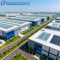 China Durable Multi-Span PEB Steel Structure with Wind Load Up to 300 km/h and Hot-dip Galvanization for Fast Construction for sale