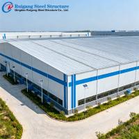 China Prefabricated Steel Structure Building with Q355/Q235B Steel Grade and Hot-dip Galvanization for Wind Load Up to 300 km/h for sale