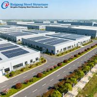 China Large Span Prefabricated Steel Building with Hot-dip Galvanization and Wind Load Up to 300 km/h for sale