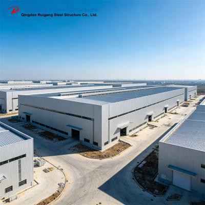 China Industrial / Commercial Prefab Warehouse Building , Steel Structure Hangar for sale