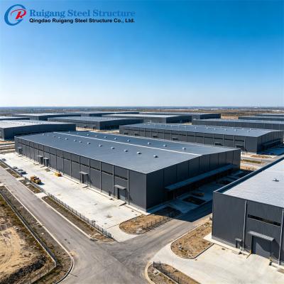 China Galvanization Prefab Steel Frame Steel Structure Building Light Industrial Factory for sale