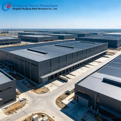 China Q355/Q235B High-Strength Steel Structure Factory with Hot-Dip Galvanized Coating for Seismic and Wind Resistance for sale