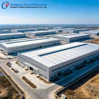 China Long Life Span Design Prefab Steel Frame Buildings Factory for sale