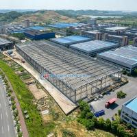 China Prefabricated Steel Structure Factory Building For Rapid Industrial Setup for sale