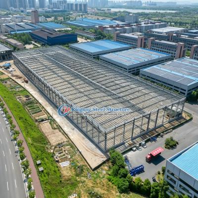 China Sustainable Prefabricated Steel Structure Workshop With Advanced Crane Systems for sale