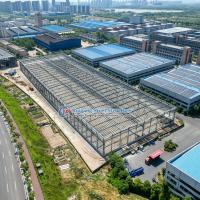 China Lightweight Greenhouse Metal Building Construction With Glazed Structure for sale