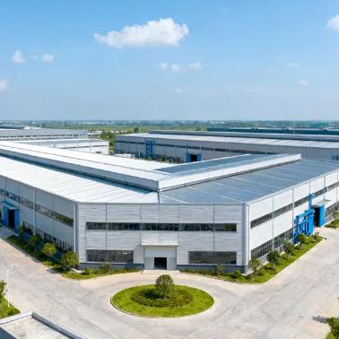 China Q355 S355B Steel Structure Factory , Prefabricated Industrial Steel Construction Building for sale