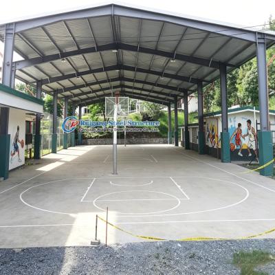 China Modern Prefab Metal Roof Trusses , Space Frame Steel Building Basketball Court for sale