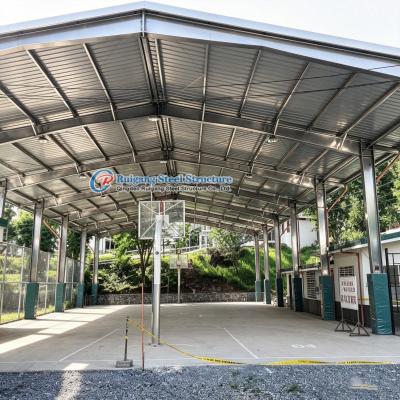 China Strong Prefabricated Steel Basketball Court Weather Resistant Steel Sports Hall for sale