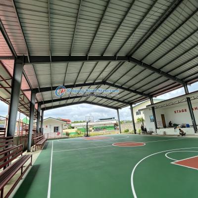 China Customized Steel Construction Building Prefab Steel Structure Sports Hall for sale