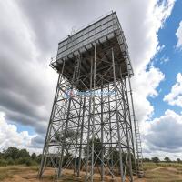 China Galvanized Steel Structure Water Tank Tower Stand For 10000 Litre Water Tank In Africa for sale