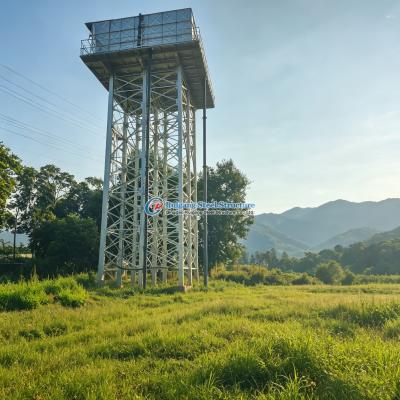 China Potable Water Storage Tank Sectional Steel Tower Water Reservoir Tower 5m for sale