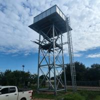 China Elevated Water Tank Stand Tower 12m 100m3 Galvanize Steel Panel Water Tank for sale