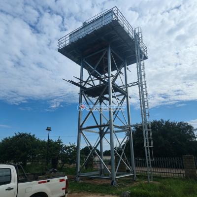 China Corrosion Resistant Galvanized Steel Water Tank Customized Steel Structure Water Tower for sale