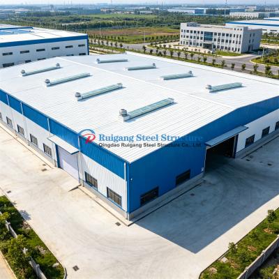 China Lightweight Prefabricated Steel Building with 50-Year Lifespan and Modern Design for sale