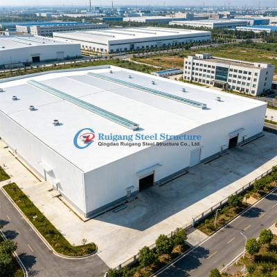 China Lightweight Prefabricated Steel Structure Warehouse with 50+ Years Lifespan and Cost-effective Design for sale