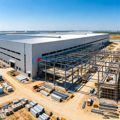 China Industrial Prefabricated Building Metal Frame Steel Structure Warehouse for sale