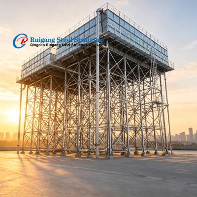 China Qingdao China Factory Hot Selling Galvanized Steel Structure Water Tank Tower for Industrial Applications for sale