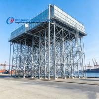 China Hot Dipped Steel Overhead Water Tank Tower for Africa & Uganda, 10m/15m Galvanized Steel Structure Tower for sale