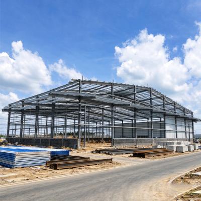 China Galvanized Steel Industrial Building, Prefab Steel Structure Warehouse for Logistics & Storage Center for sale