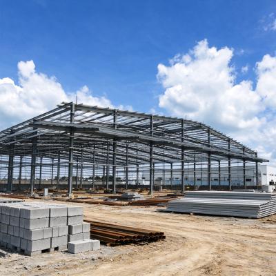 China Prefabricated Steel Structure Workshop, Custom Steel Factory Building for Manufacturing Plant for sale
