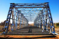 China Steel Frame Steel Truss Bridge Single lane For Ferry , Assembly for sale