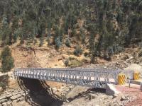 China Puente Metálico Modular  de Acero Carga HL-93 Estándar AASHTO for sale