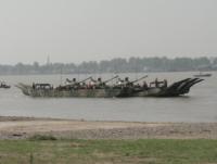 China Ferry With Full Load 2.5m/S Floating Pontoon Emergency Bridge for sale