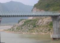 China Steel Structure Delta AiSi 36m Cable Suspension Bridge for sale