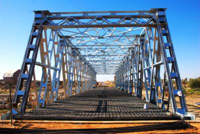 China Construction Temporary Road Prefabricated Steel Truss Bridge for sale