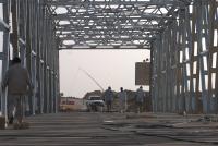 China Convenient Transport Prefabricated HDG Wire Suspension Bridge for sale