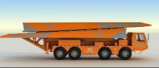 China 21-24M Fast Erecion Military Mobile Bridge For Overcoming Small River for sale