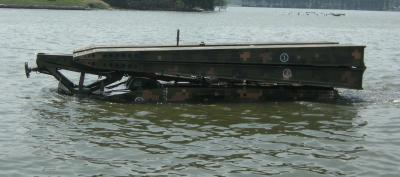 China Amphibious Armored Vehicle Launched Bridge Tracked Load for sale