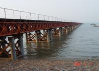China CB200 Designed Span 6-54m Steel Bailey Bridge Segmental Bridge Construction for sale