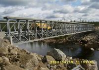 China CB100 Compact Panel Modular Steel Bridge Bailey Anti Corrosion Paint for sale