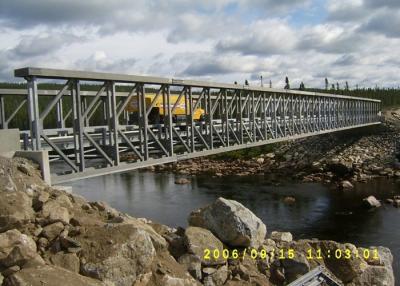 China CB100 Compact Panel Modular Steel Bridge Bailey Anti Corrosion Paint for sale