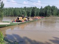 China Roadway Width 5m Military Floating Bridge Temporary Modular for sale